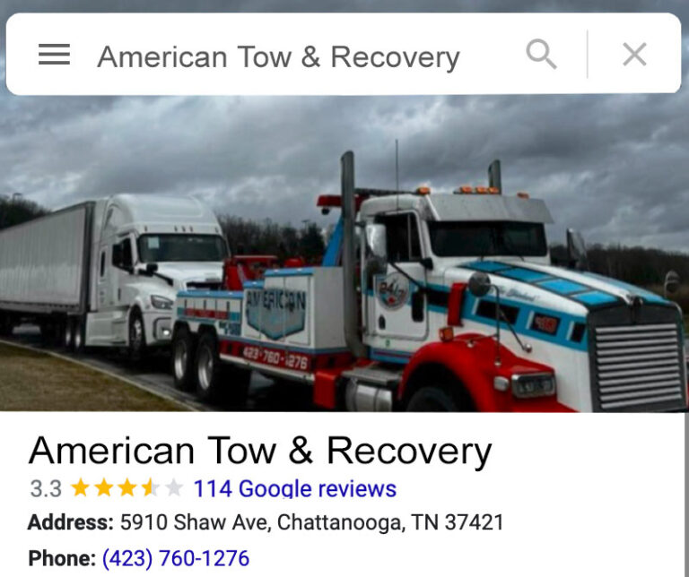 Professional Towing Services - American Tow and Recovery